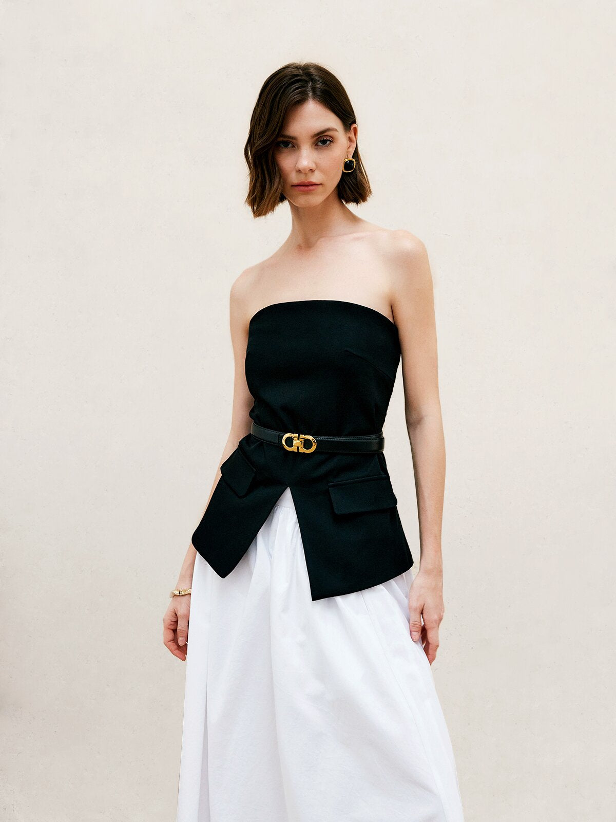 Split Tube Top Without Belt – COMMENSE