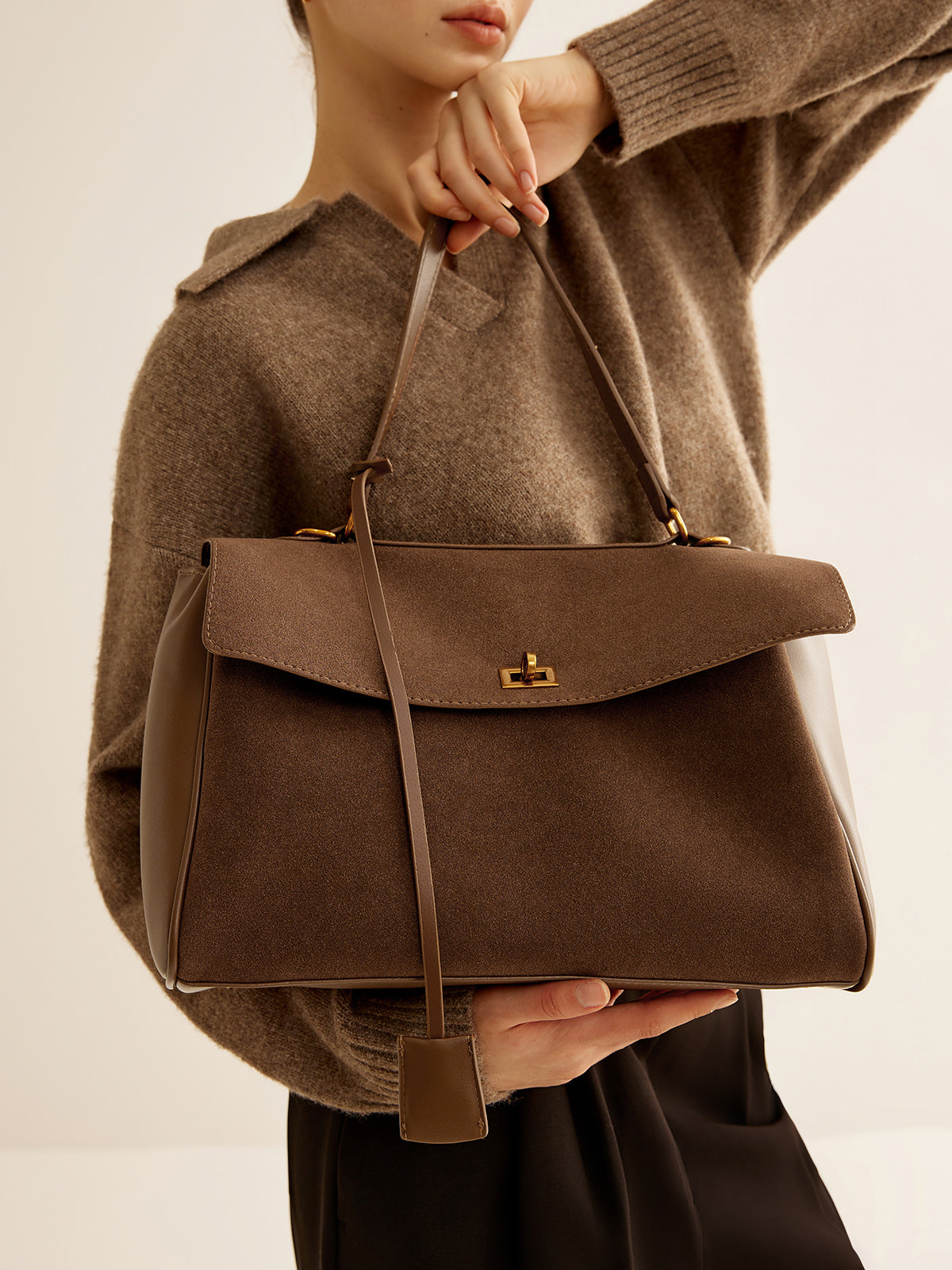 Utility Large Capacity Flap Shoulder Bag | COMMENSE